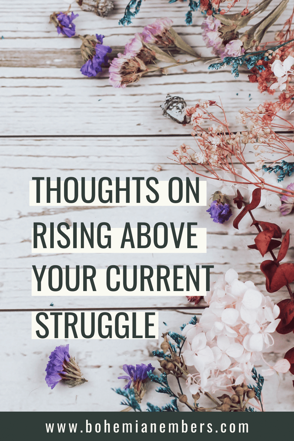 Thoughts on rising above your current struggle - Bohemian Embers